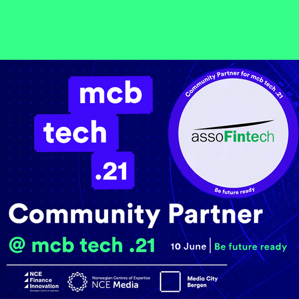 AssoFintech sarà un Community Partner al mcb tech .21 - AssoFintech